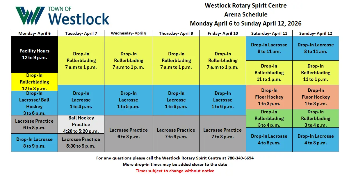 Westlock Rotary Spirit Centre | Town of Westlock