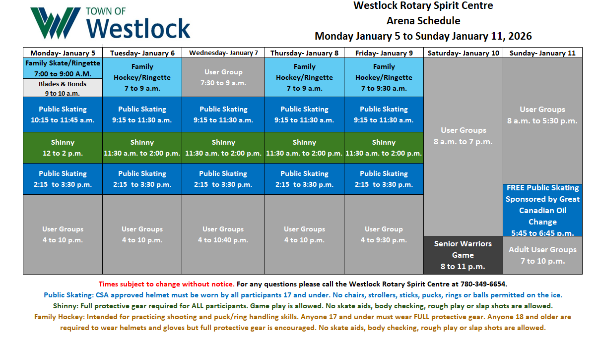 Westlock Rotary Spirit Centre | Town of Westlock