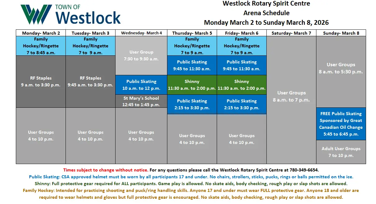 Westlock Rotary Spirit Centre | Town of Westlock