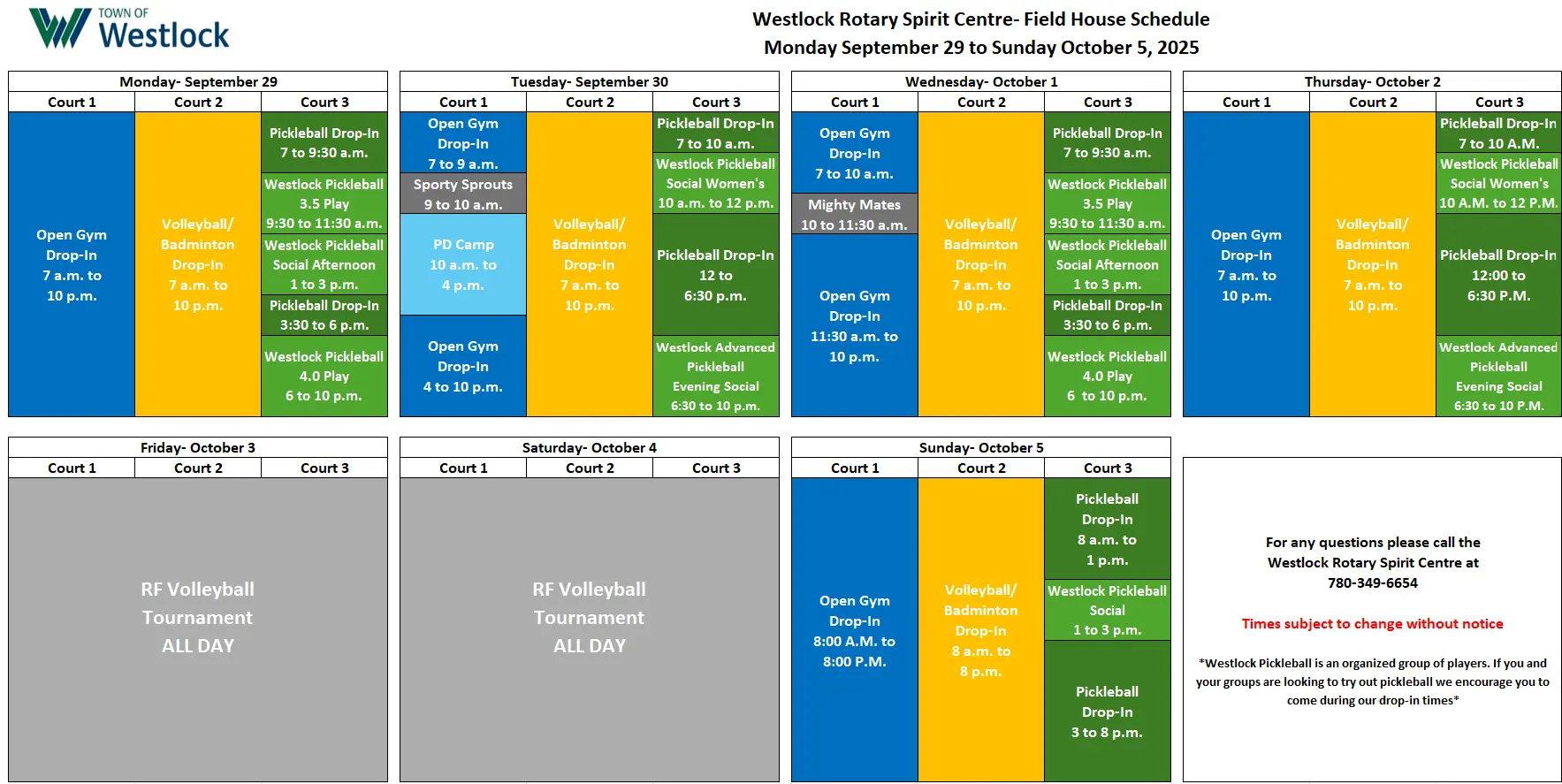 Westlock Rotary Spirit Centre | Town of Westlock