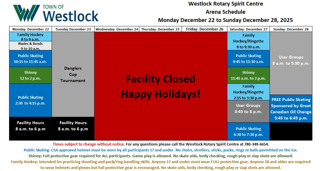 Westlock Rotary Spirit Centre | Town of Westlock