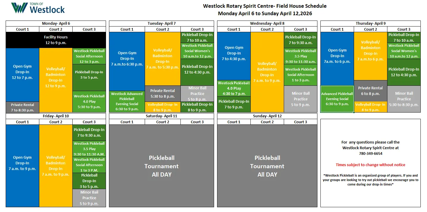 Westlock Rotary Spirit Centre | Town of Westlock