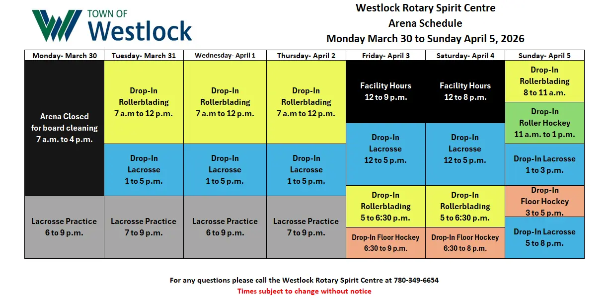 Westlock Rotary Spirit Centre | Town of Westlock